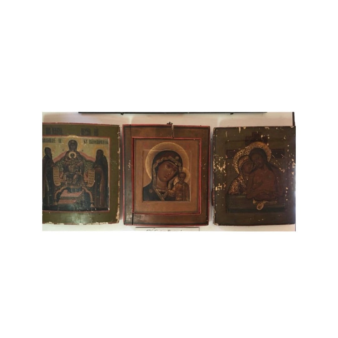 Virgin of Smolensk Icon, 17th Century Russian Religious Art, Religious ...