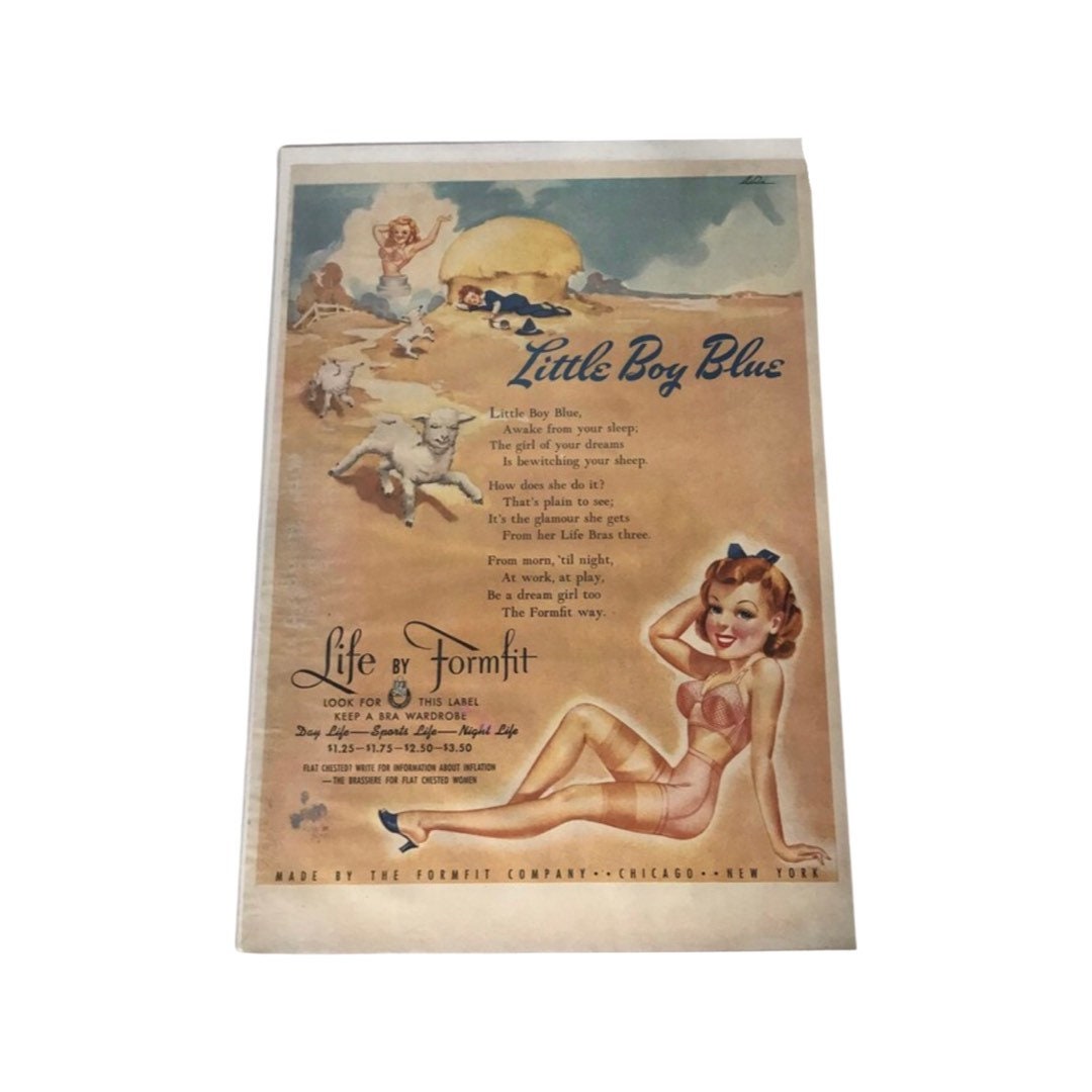 Vintage Formfit Company Advertisement Poster | Digital Prints – Collect